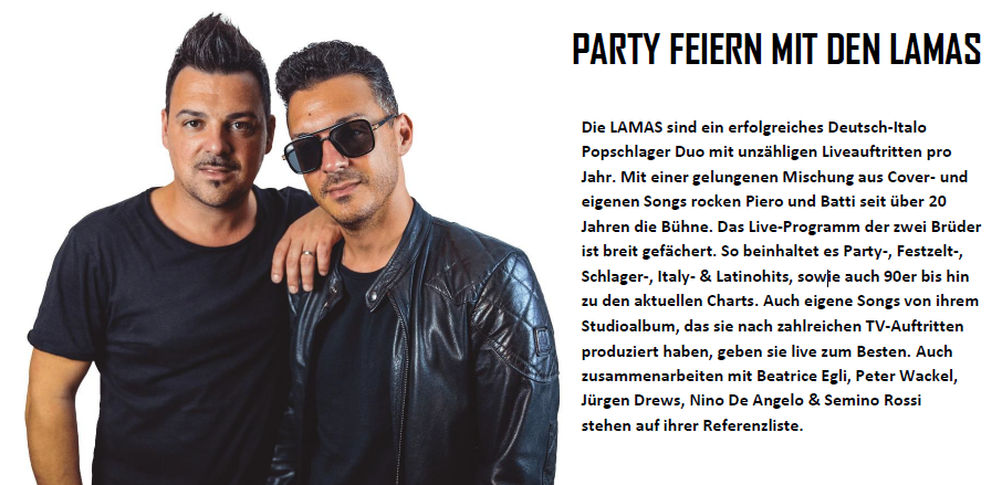 Frühlingsfest mit den LAMAS • Landgasthof Lenderstuben